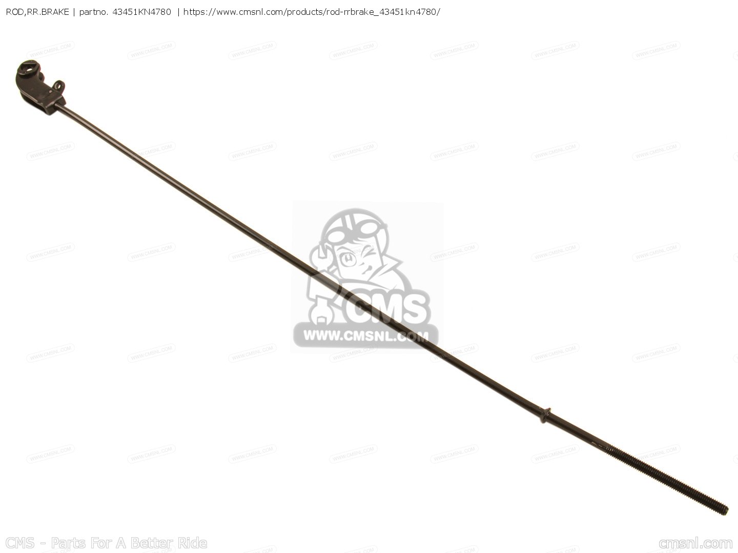 43451KN4780: ROD,RR.BRAKE Honda - buy the 43451-KN4-780 at CMSNL