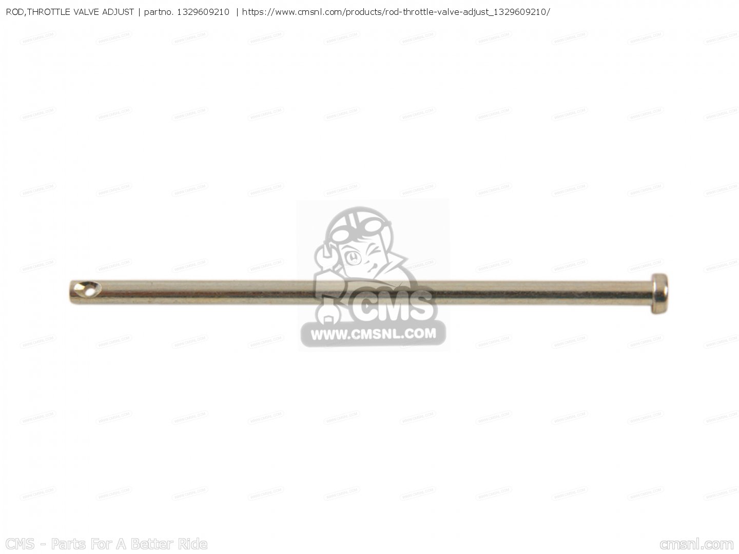1329609210: ROD,THROTTLE VALVE ADJUST Suzuki - buy the 13296-09210 at CMSNL