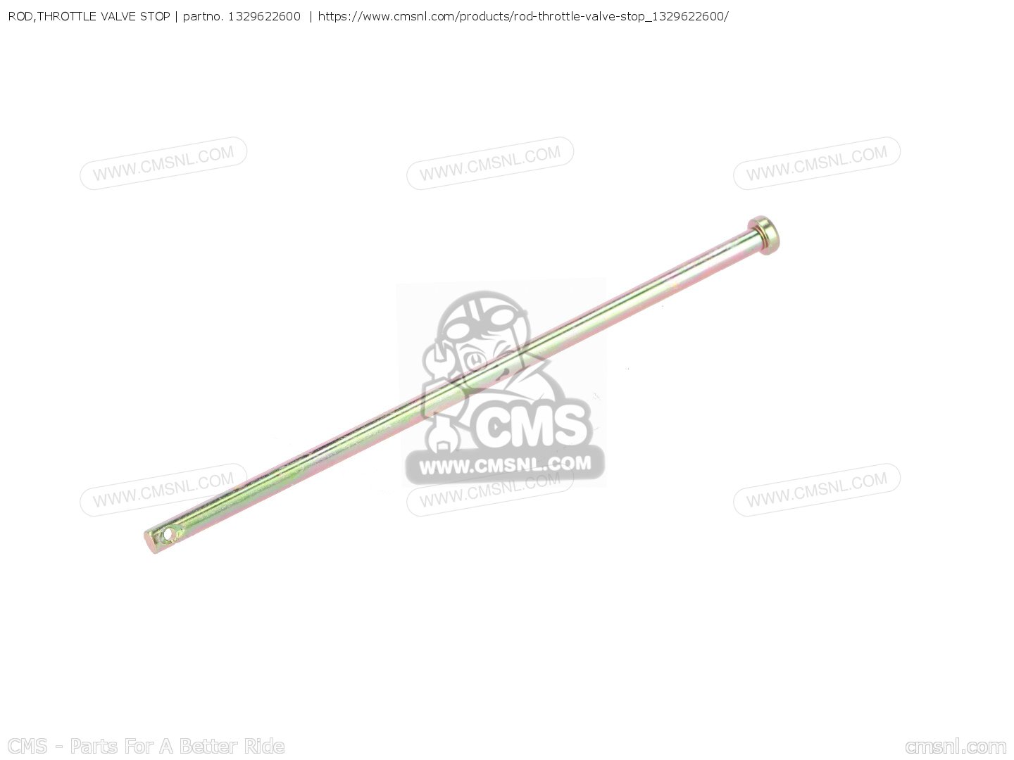 1329622600: ROD,THROTTLE VALVE STOP Suzuki - buy the 13296-22600 at CMSNL