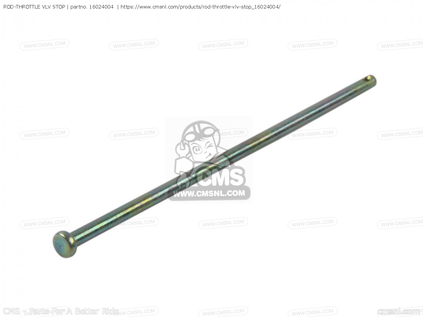 ROD-THROTTLE VLV STOP for Kawasaki - order at CMSNL