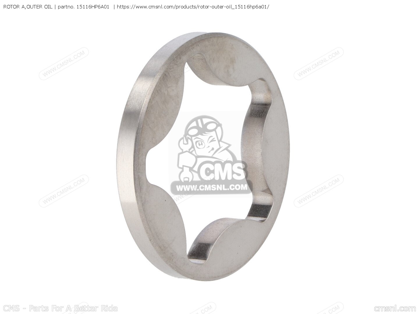 15116HP6A01: Rotor A,outer Oil Honda - buy the 15116-HP6-A01 at CMSNL