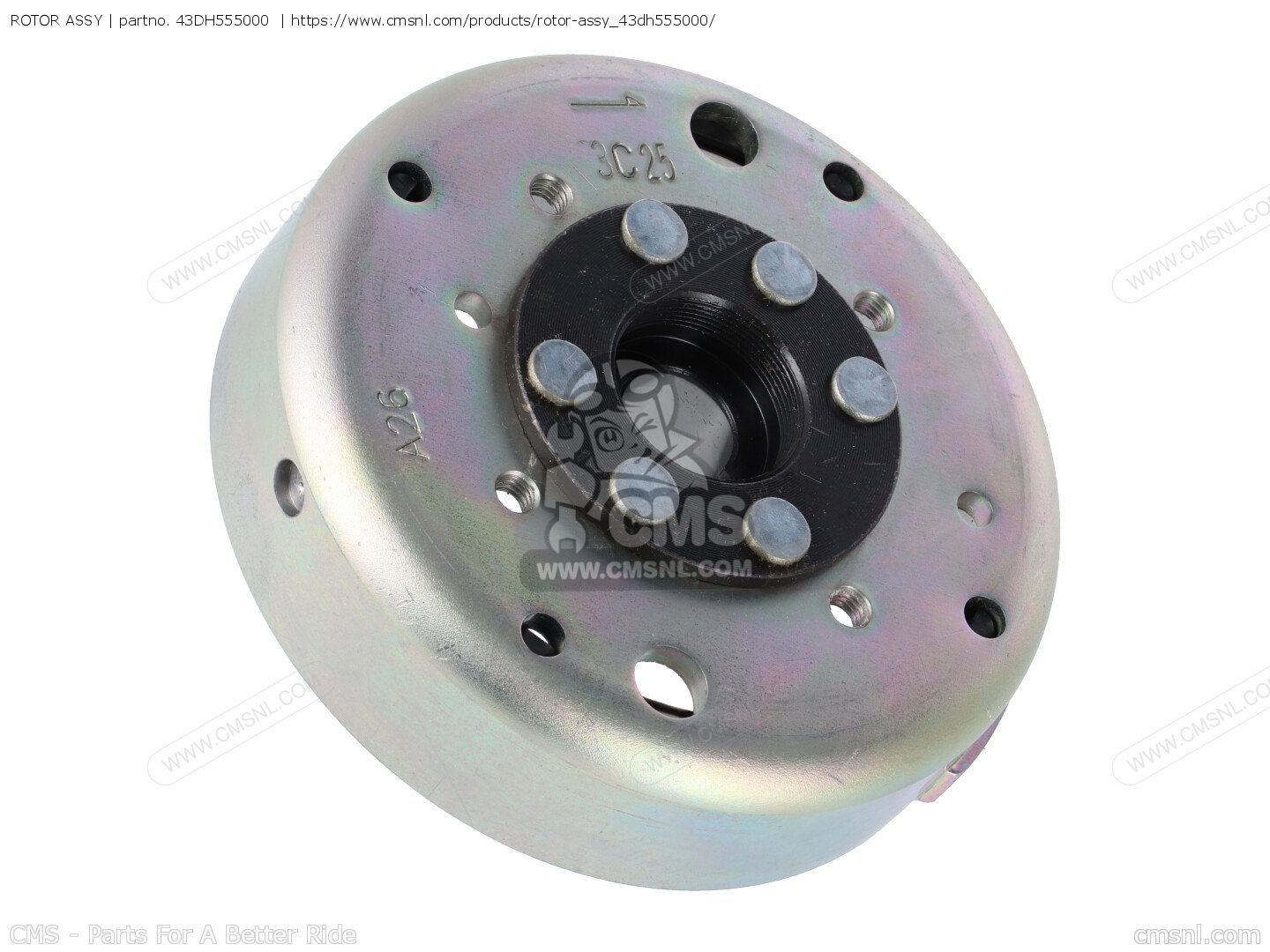 43DH555000: ROTOR ASSY Yamaha - buy the 43D-H5550-00-00 at CMSNL