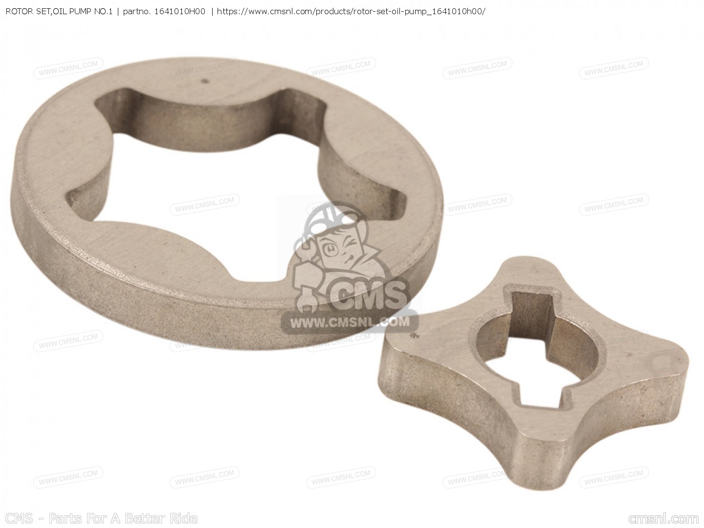 1641010H00: ROTOR SET,OIL PUMP NO.1 Suzuki - buy the 16410-10H00 at CMSNL