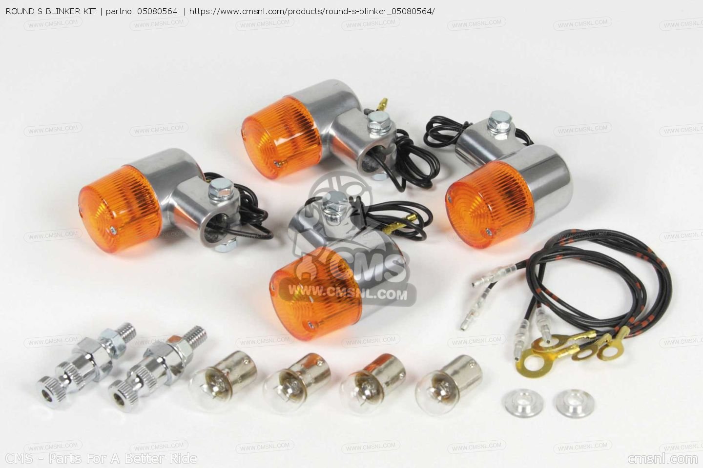 05080564: ROUND S BLINKER KIT Takegawa - buy the 05-08-0564 at CMSNL