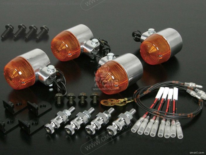 05080555: Round Type Maluminum Winker Kit (orange /4 Pcs1set ) Takegawa ...
