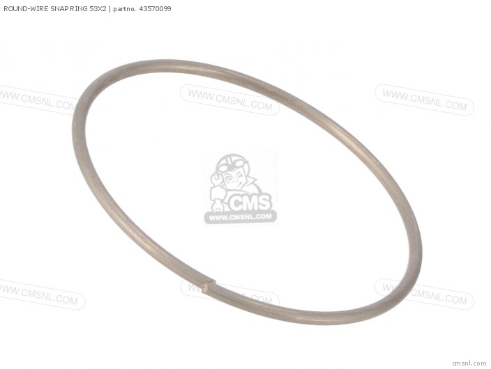 ROUND-WIRE SNAP RING 53X2 for 85 SX 17/14 Europe 2007 - order at CMSNL