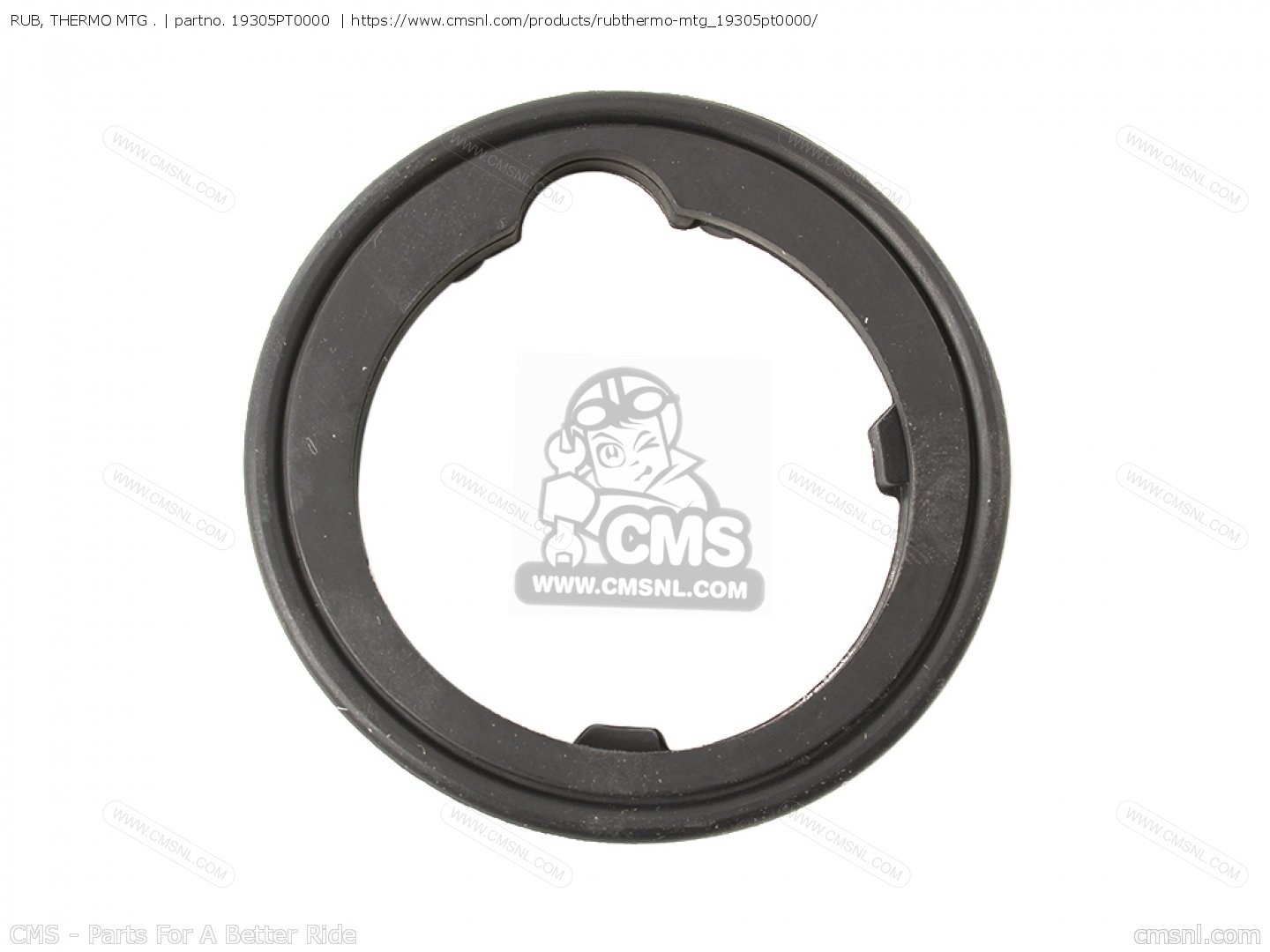 19305PT0000: RUB, THERMO MTG . Honda - buy the 19305-PT0-000 at CMSNL