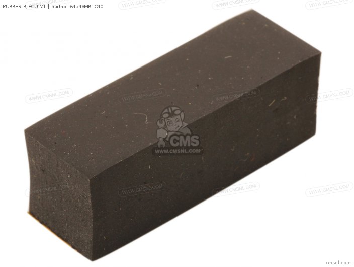 64548MBTC40: RUBBER B,ECU MT Honda - buy the 64548-MBT-C40 at CMSNL