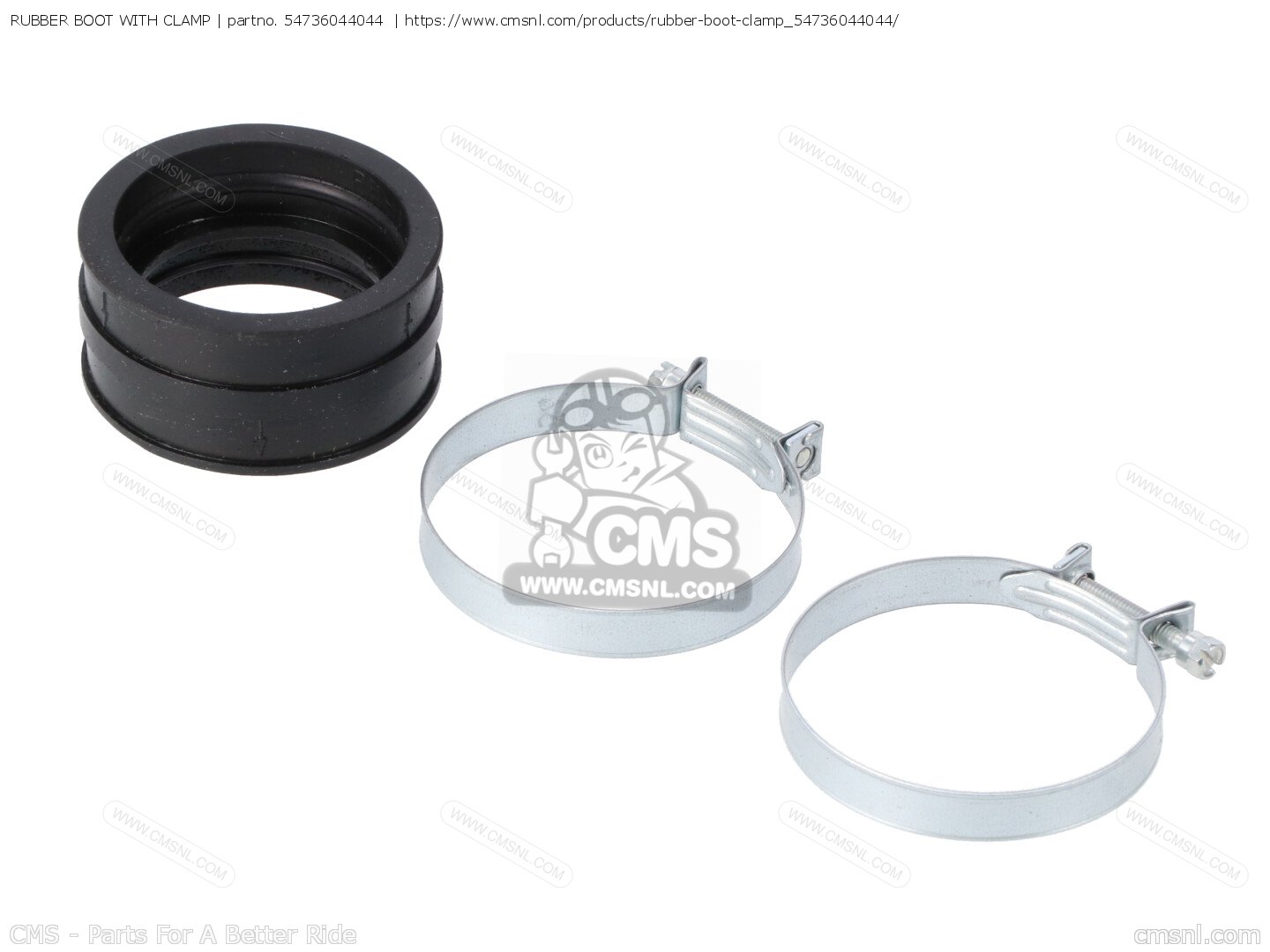 54736044044: RUBBER BOOT WITH CLAMP KTM - buy the 54736044044 at CMSNL