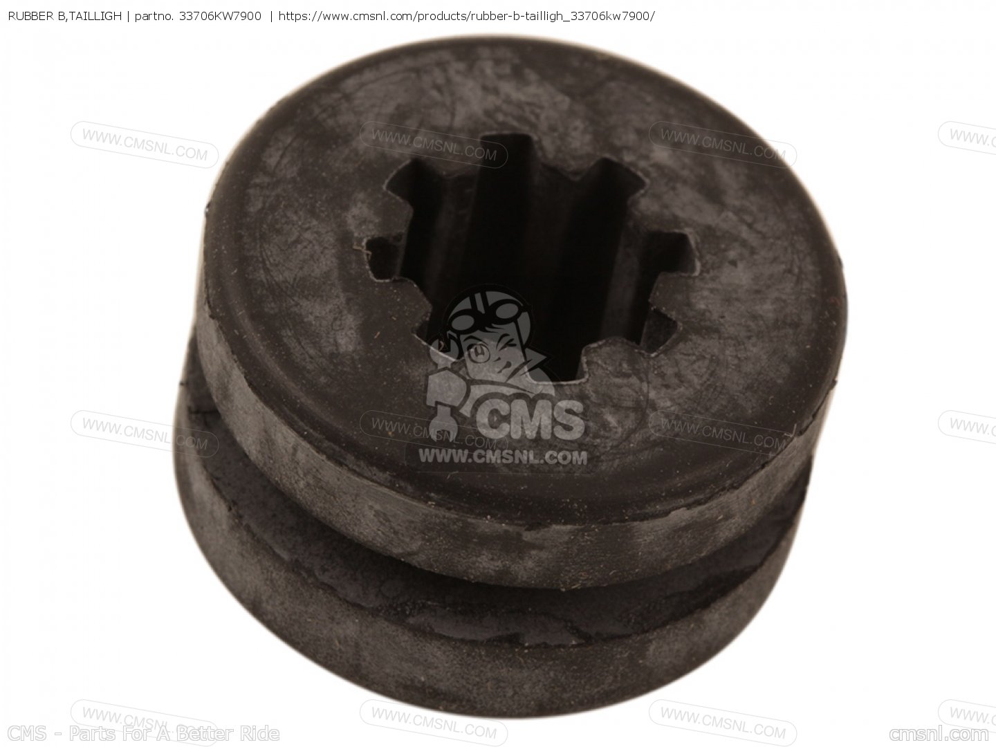 33706KW7900: Rubber B,tailligh Honda - buy the 33706-KW7-900 at CMSNL