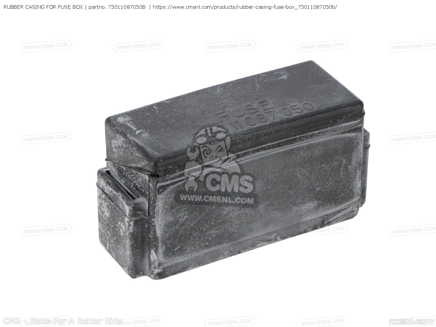 75011087050B: RUBBER CASING FOR FUSE BOX GASGAS - buy the 75011087050 ...
