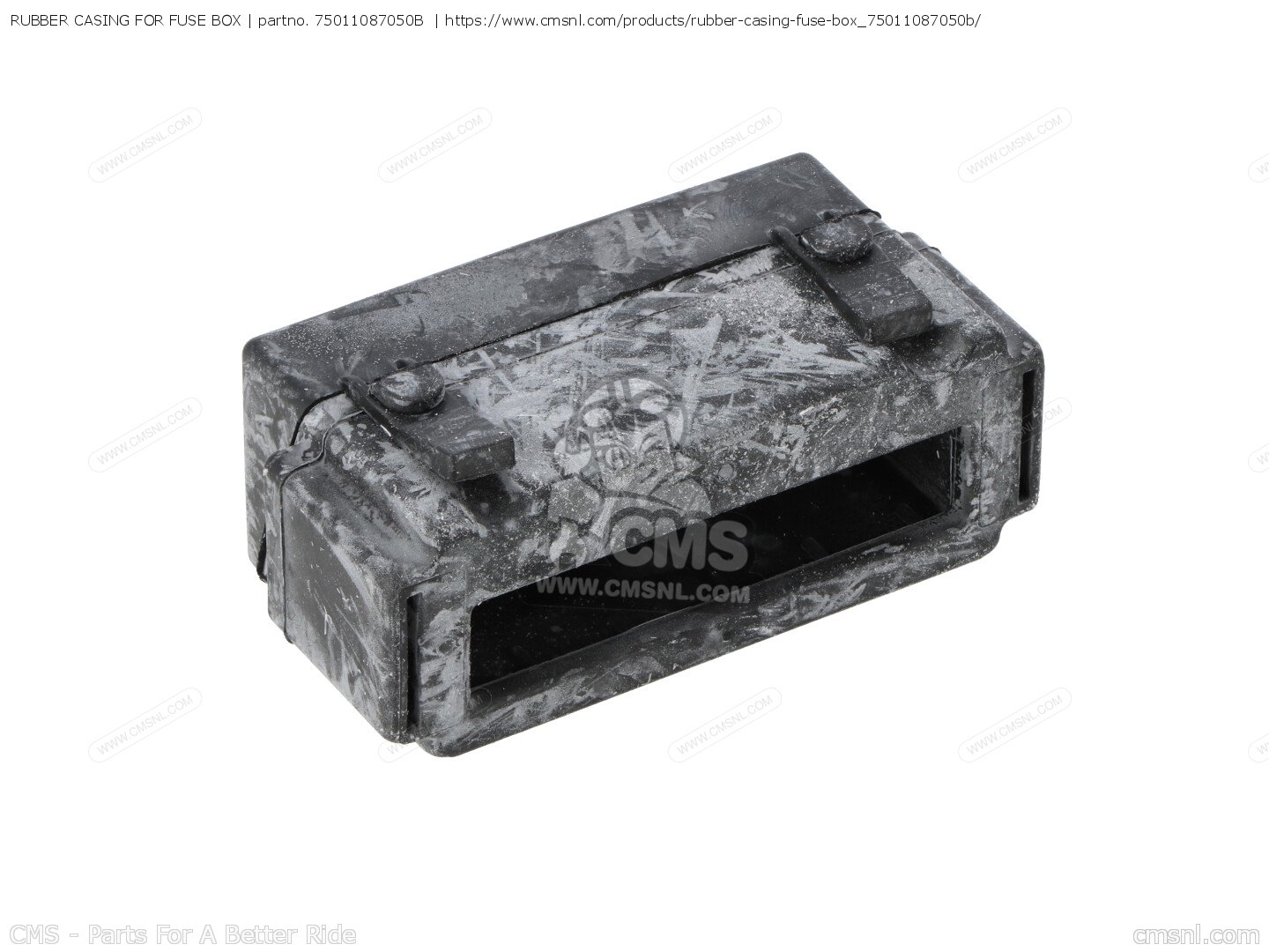 75011087050B: RUBBER CASING FOR FUSE BOX GASGAS - buy the 75011087050 ...