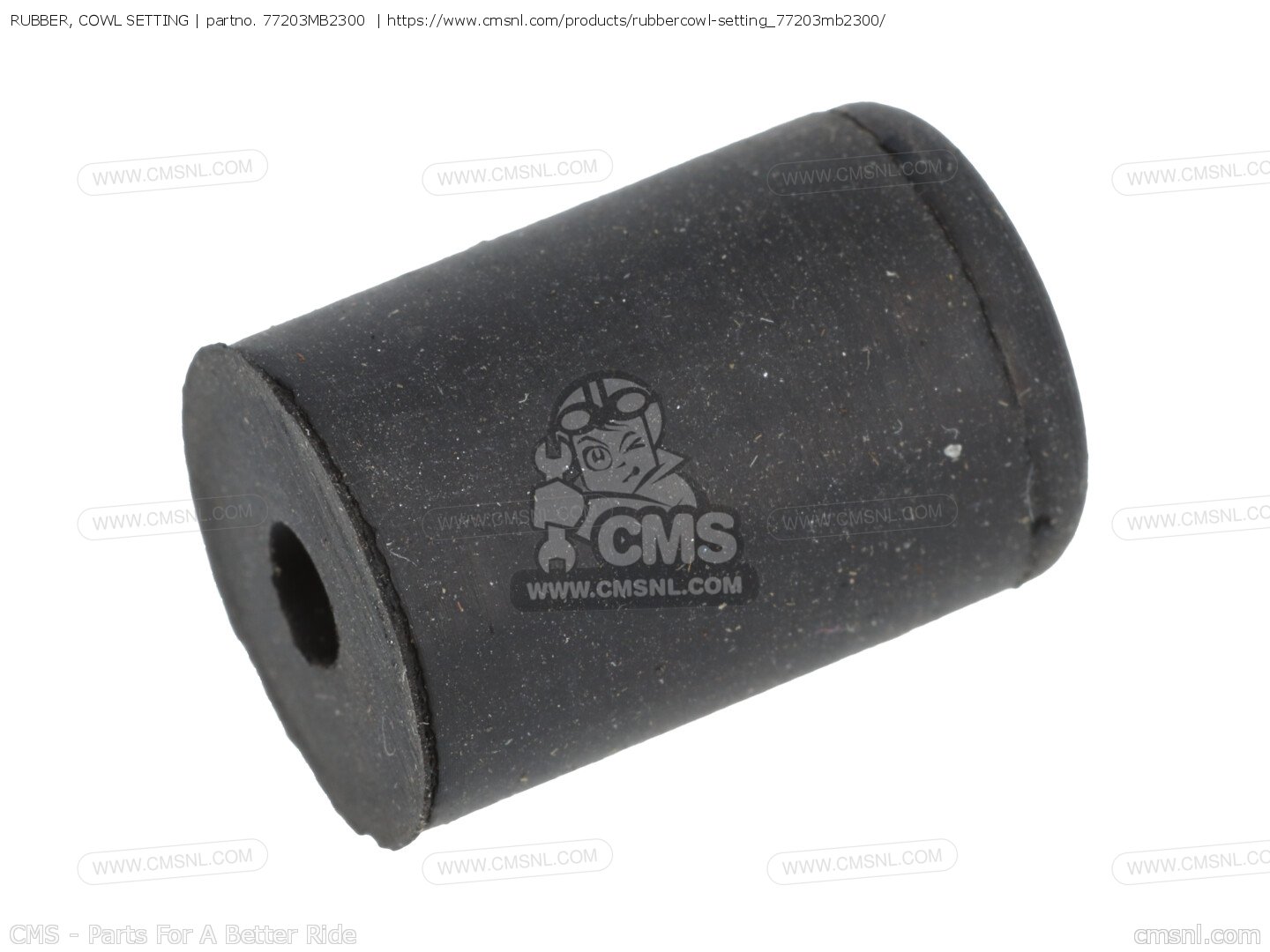 77203MB2300: RUBBER, COWL SETTING Honda - buy the 77203-MB2-300 at CMSNL