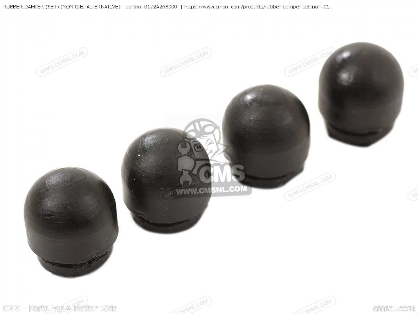 RUBBER DAMPER (SET) (NON O.E. ALTERNATIVE) for CB450K2 1969 USA - order ...