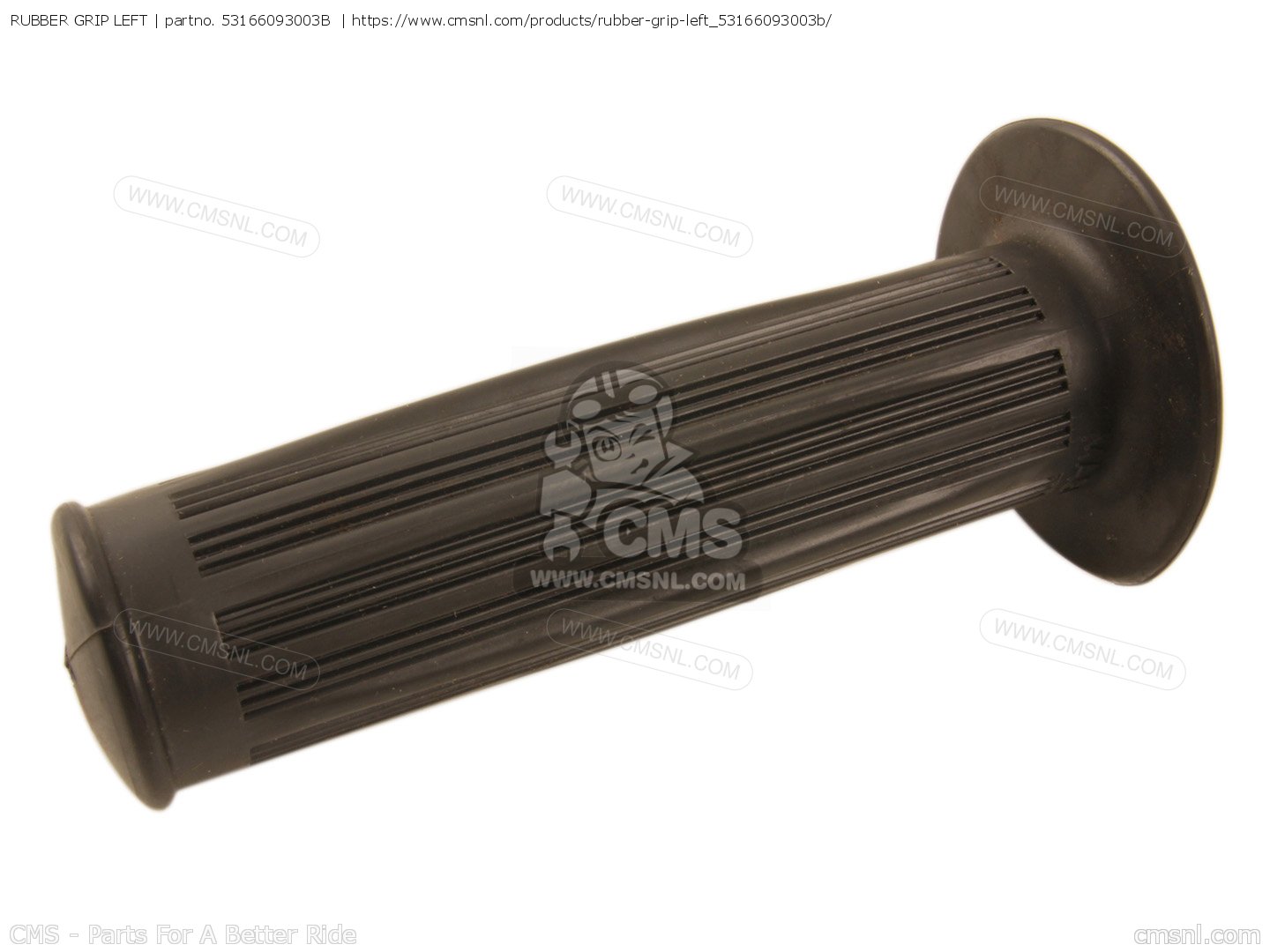 53166093003B: RUBBER GRIP LEFT Honda - buy the 53166-093-003B at CMSNL