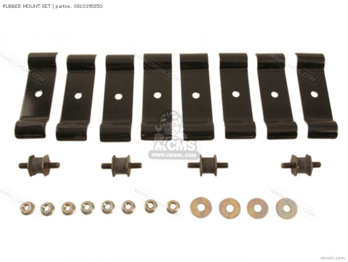 0810395850: RUBBER MOUNT SET Honda - buy the 08103-958-50 at CMSNL