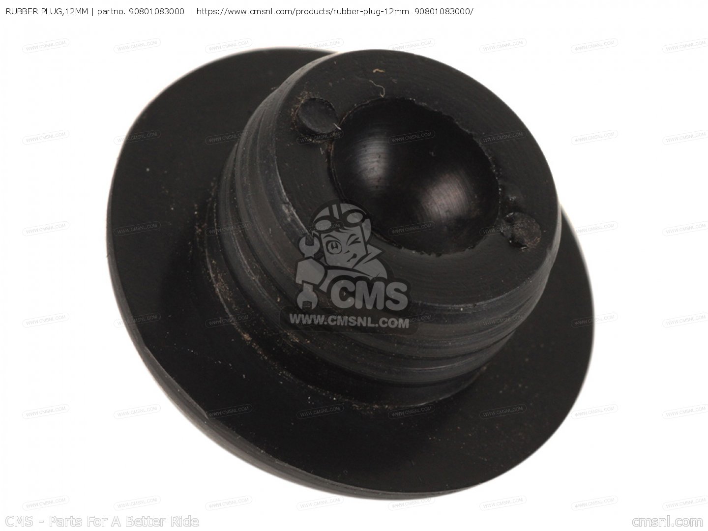 90801083000: Rubber Plug,12mm Honda - buy the 90801-083-000 at CMSNL