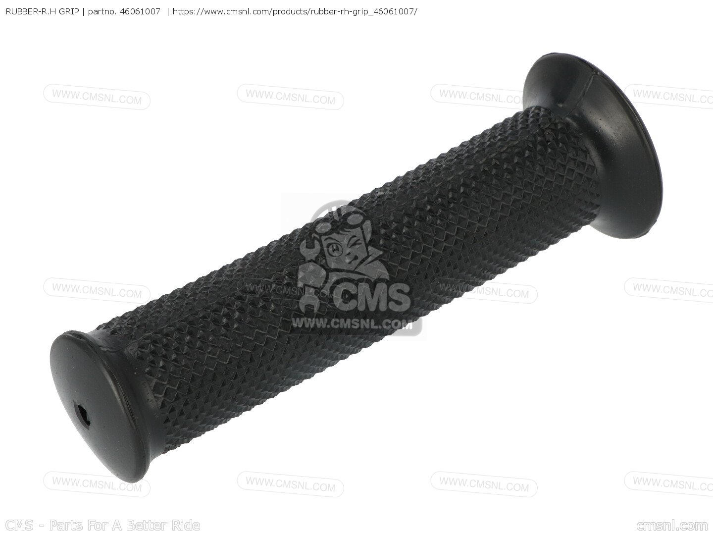 46061007: Rubber-r.h Grip Kawasaki - buy the 46061-007 at CMSNL