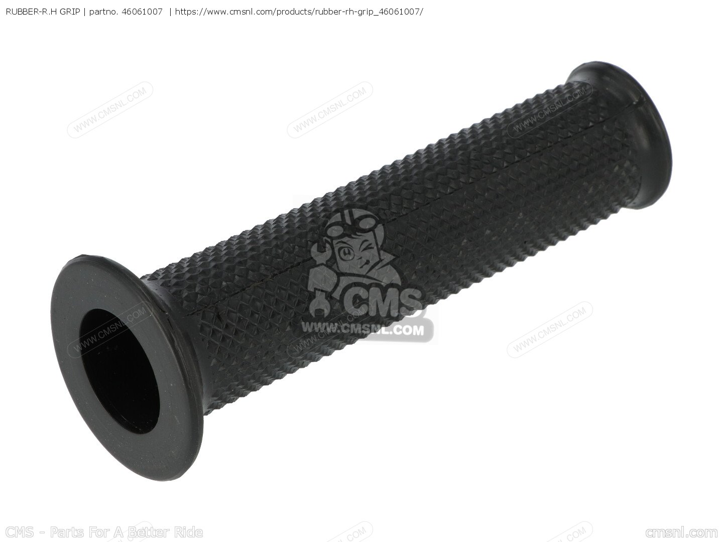 46061007: Rubber-r.h Grip Kawasaki - buy the 46061-007 at CMSNL