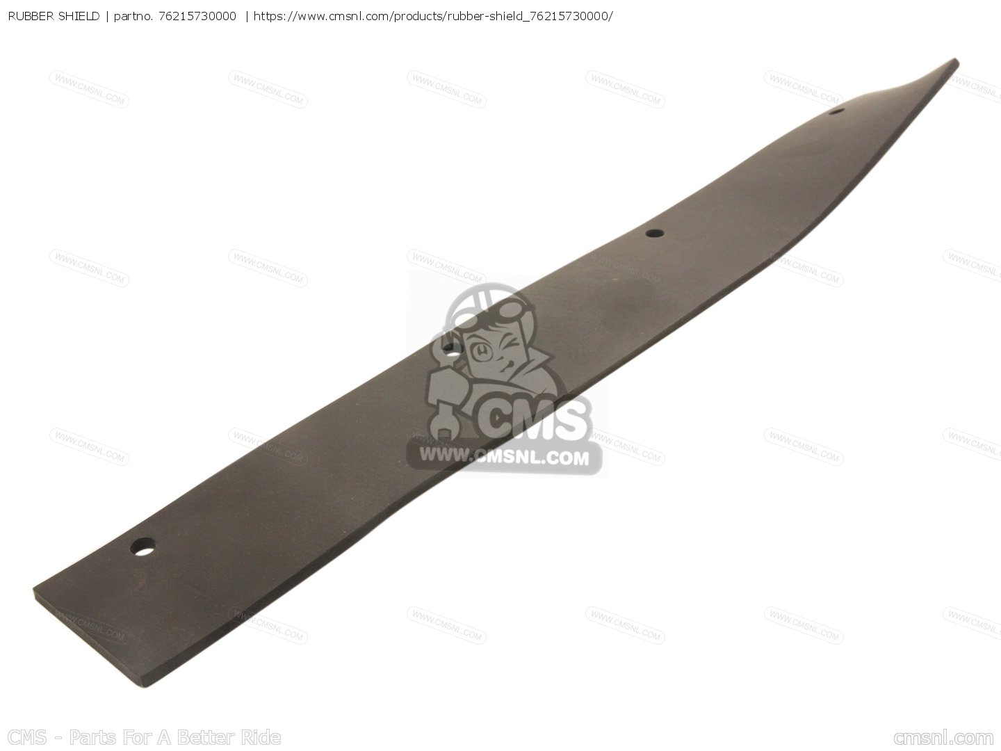 76215730000: RUBBER SHIELD Honda - buy the 76215-730-000 at CMSNL