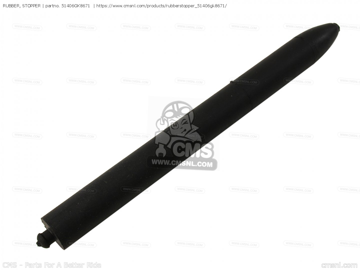 51406GK8671: RUBBER, STOPPER Honda - buy the 51406-GK8-671 at CMSNL
