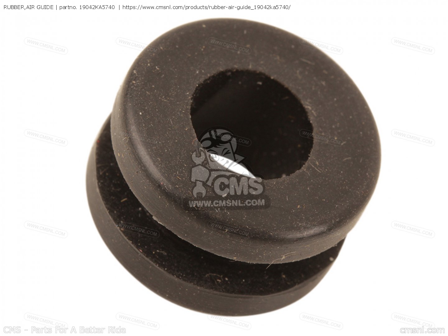 19042KA5740: RUBBER,AIR GUIDE Honda - buy the 19042-KA5-740 at CMSNL