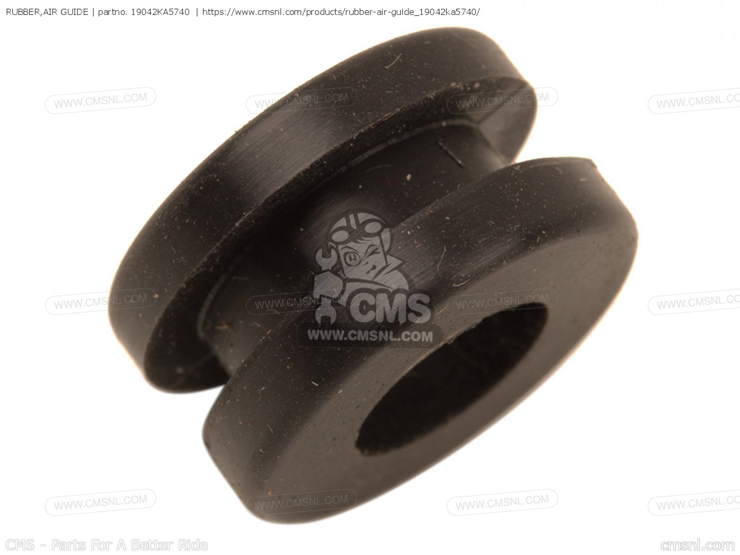 19042KA5740: RUBBER,AIR GUIDE Honda - buy the 19042-KA5-740 at CMSNL
