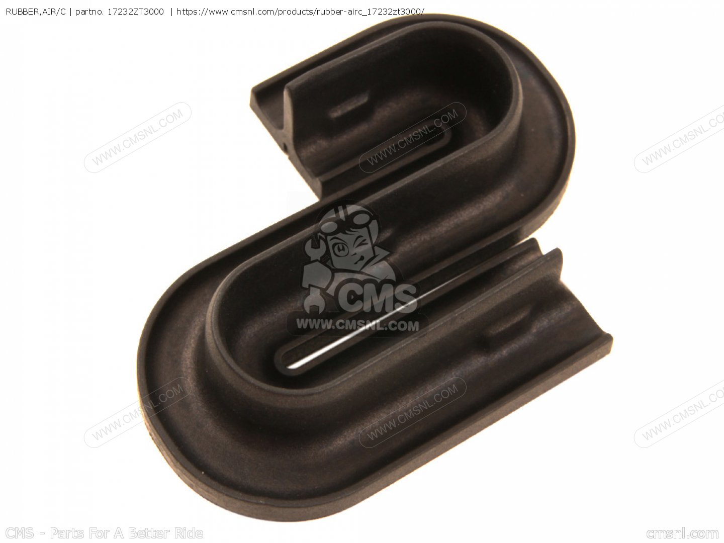 17232ZT3000: RUBBER,AIR/C Honda - buy the 17232-ZT3-000 at CMSNL