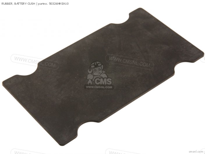 50326MKEA10: RUBBER,BATTERY CU Honda - buy the 50326-MKE-A10 at CMSNL