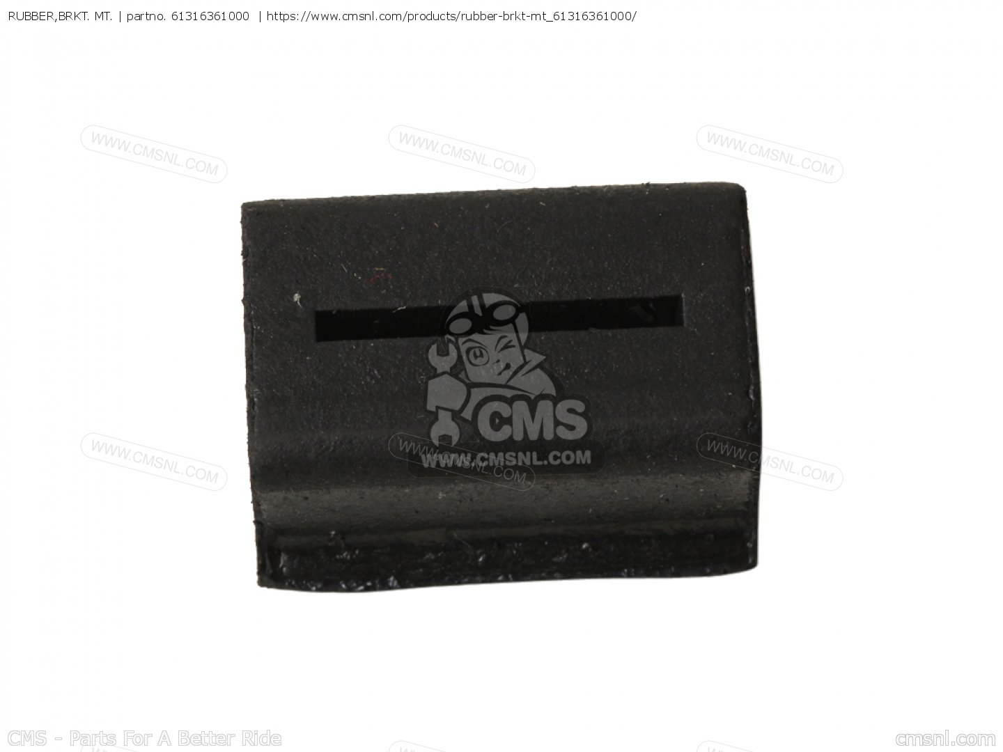 RUBBER,BRKT. MT. for Honda - order at CMSNL
