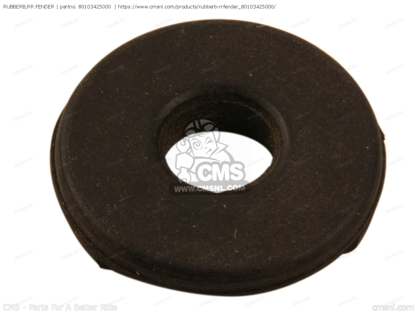 80103425000: RUBBERB,RR.FENDER Honda - buy the 80103-425-000 at CMSNL