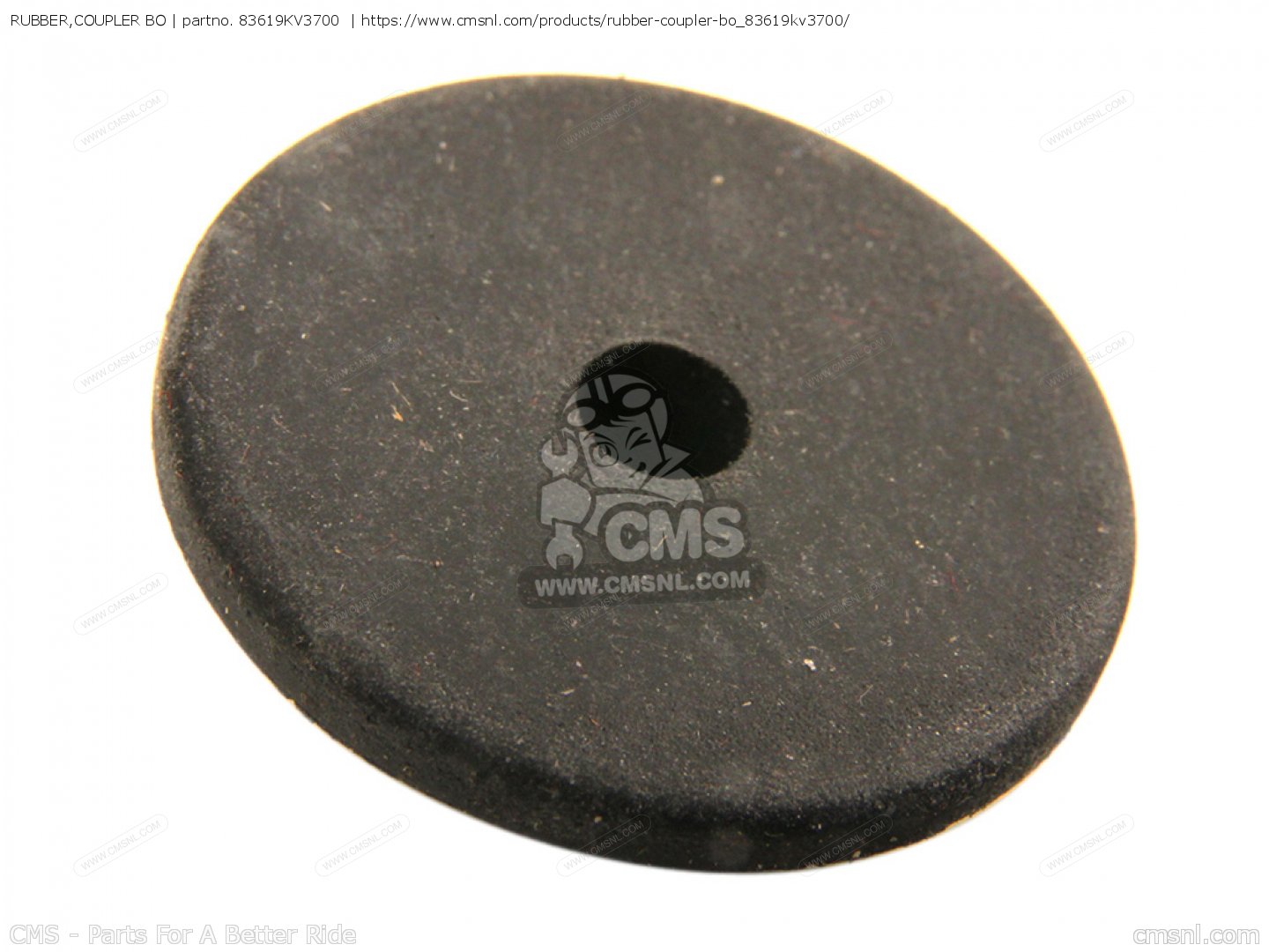 83619KV3700: RUBBER,COUPLER BO Honda - buy the 83619-KV3-700 at CMSNL