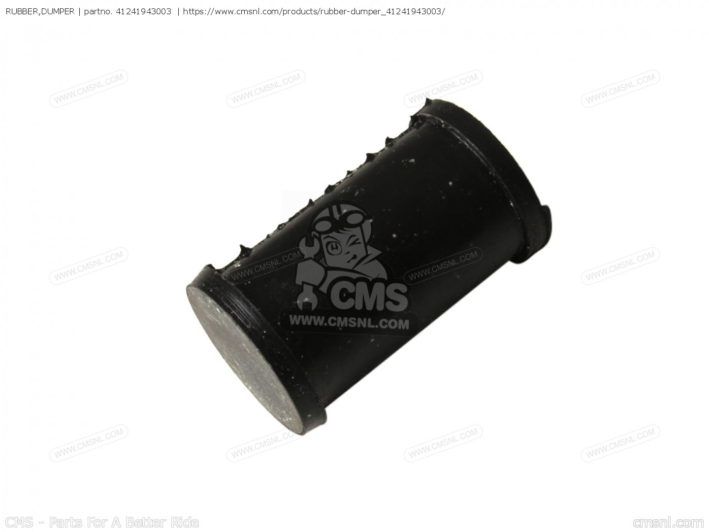 41241943003: RUBBER,DUMPER Honda - buy the 41241-943-003 at CMSNL