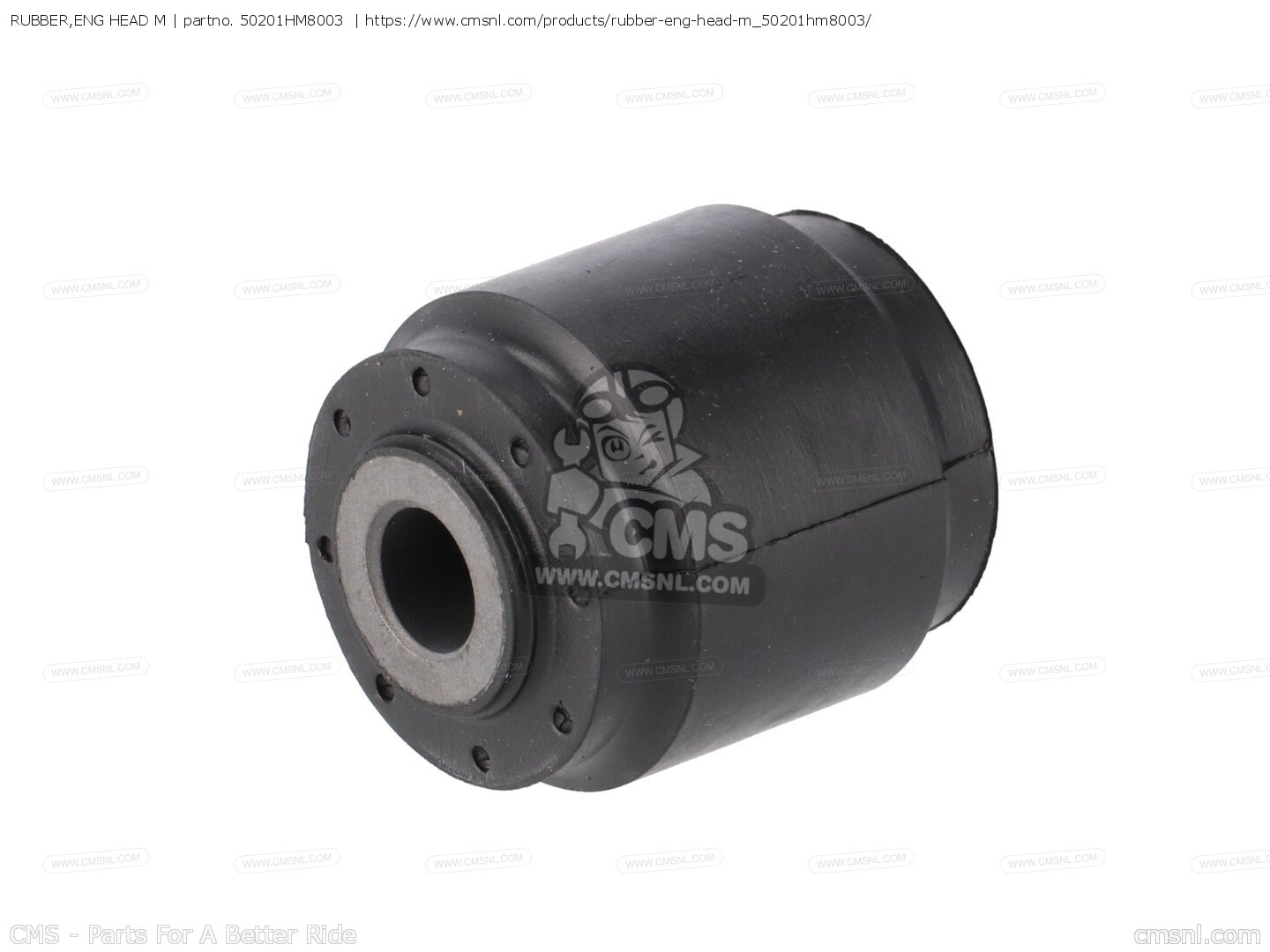 50201HM8003: RUBBER,ENG HEAD M Honda - buy the 50201-HM8-003 at CMSNL