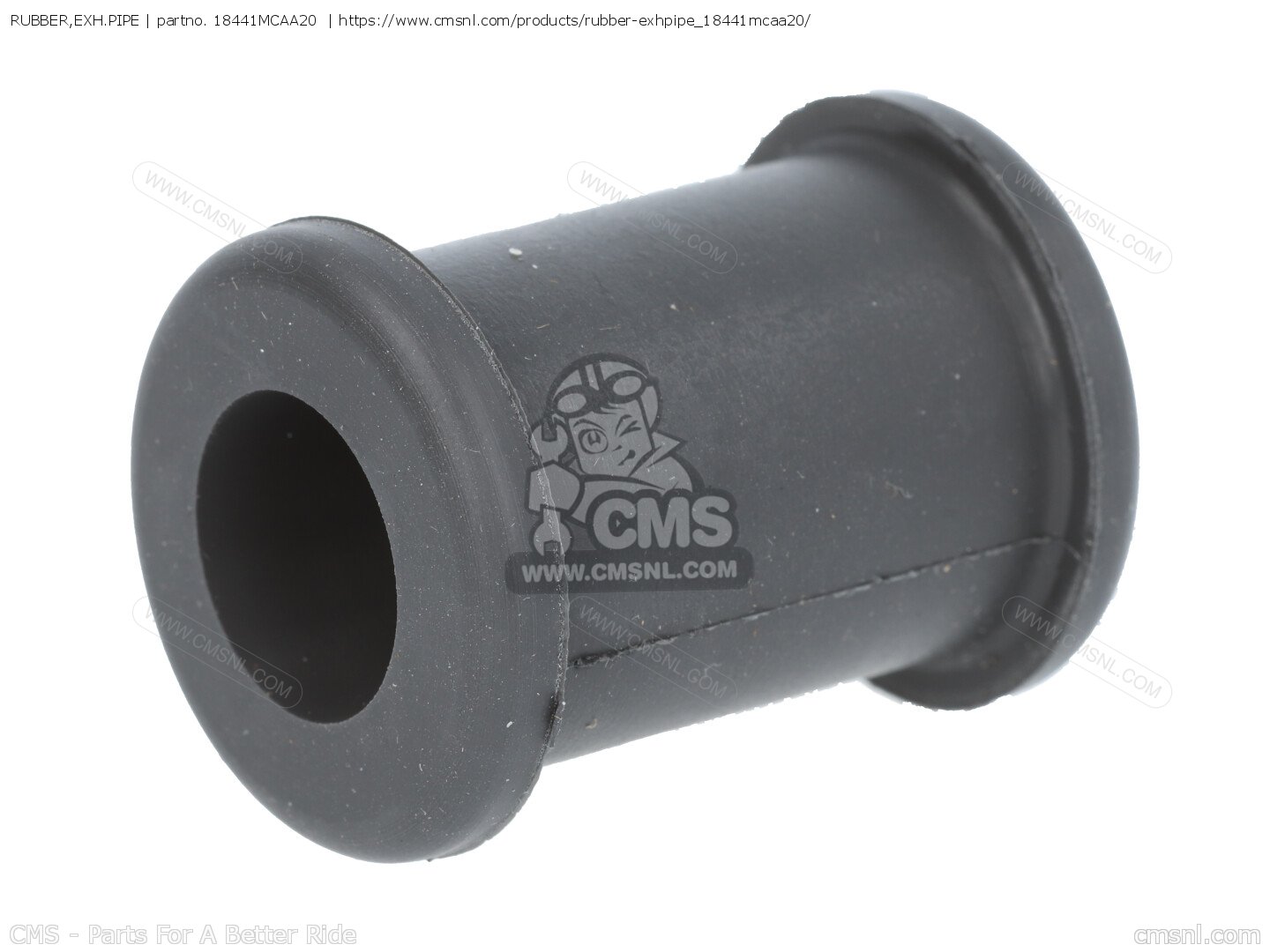 18441MCAA20: RUBBER,EXH.PIPE Honda - buy the 18441-MCA-A20 at CMSNL