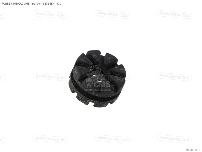 61316KY4900: RUBBER,HEADLIGHT Honda - buy the 61316-KY4-900 at CMSNL