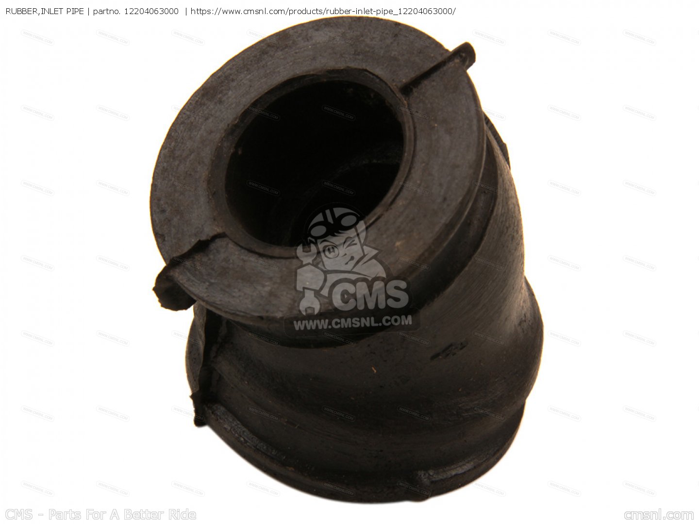 12204063000: RUBBER,INLET PIPE Honda - buy the 12204-063-000 at CMSNL