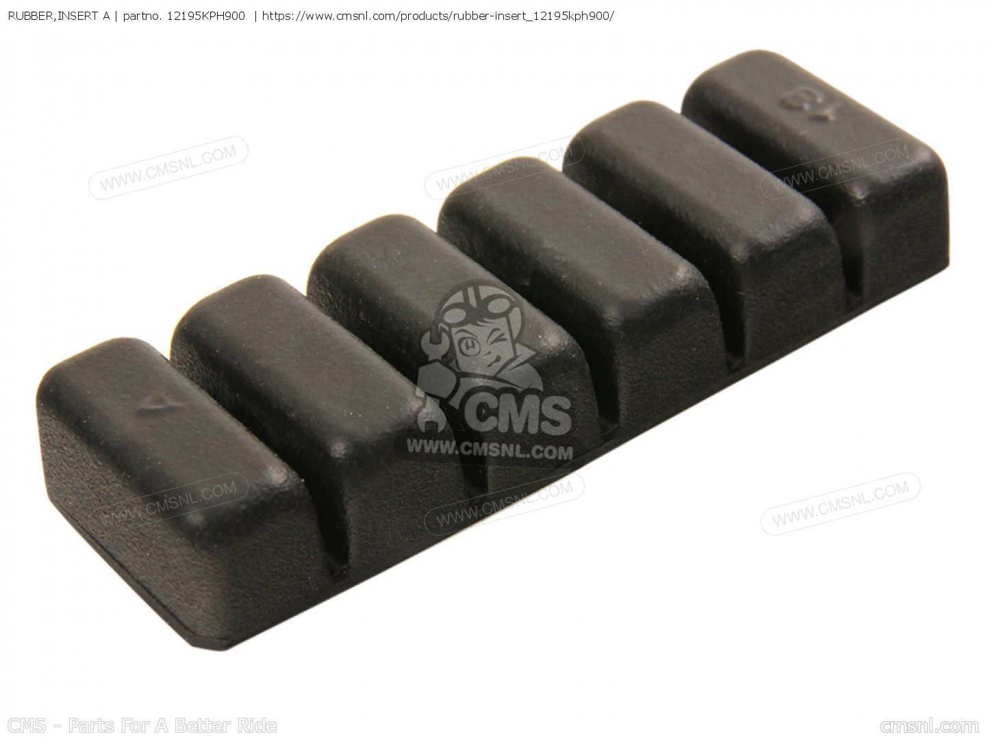 12195KPH900: Rubber,insert A Honda - buy the 12195-KPH-900 at CMSNL