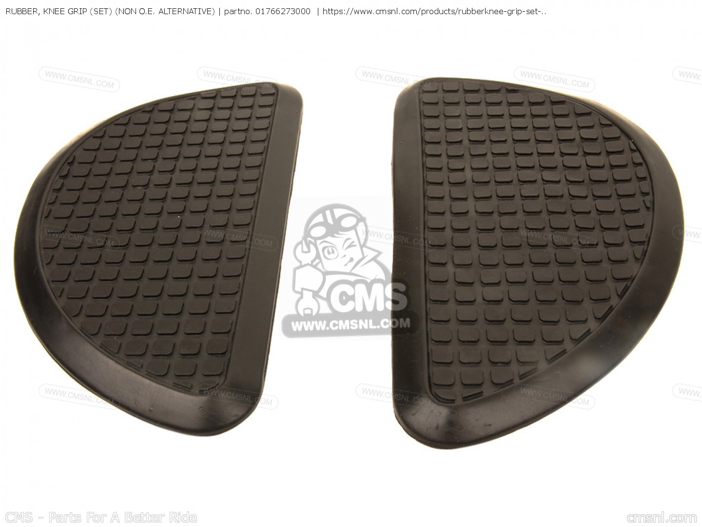 01766273000: Rubber, Knee Grip (set) Honda - buy the 01766-273-000 at CMSNL