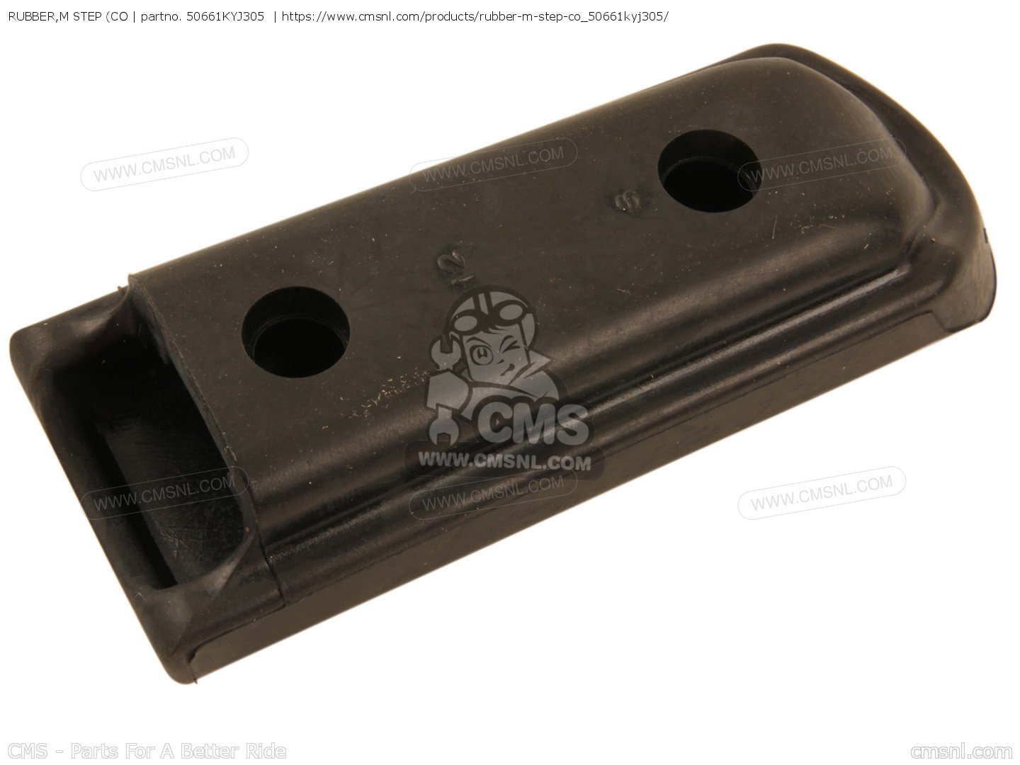 50661KYJ305: Rubber,m Step (co Honda - buy the 50661-KYJ-305 at CMSNL
