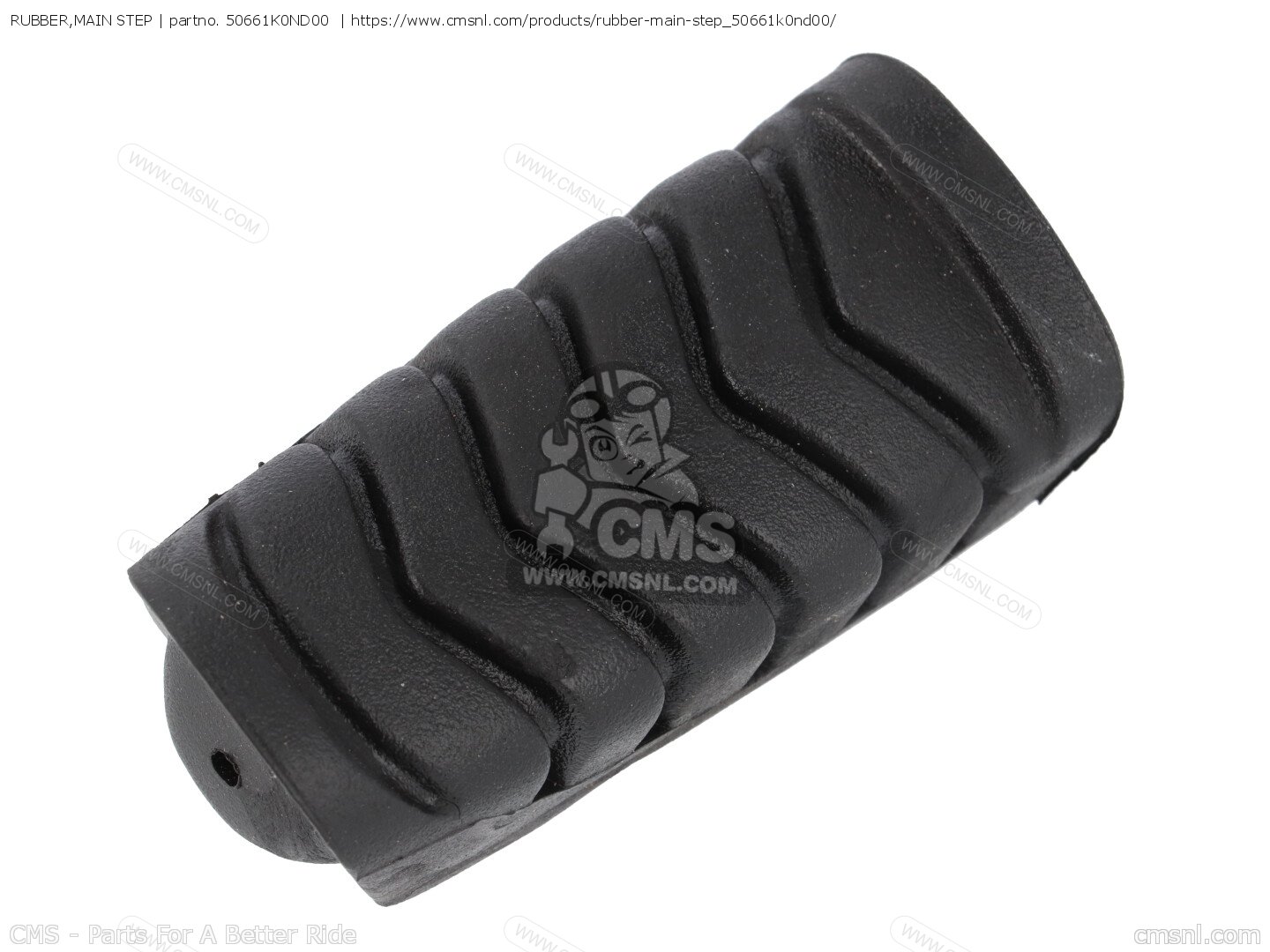 50661K0ND00: RUBBER,MAIN STEP Honda - buy the 50661-K0N-D00 at CMSNL