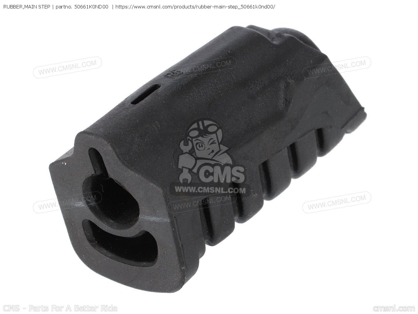 50661K0ND00: RUBBER,MAIN STEP Honda - buy the 50661-K0N-D00 at CMSNL