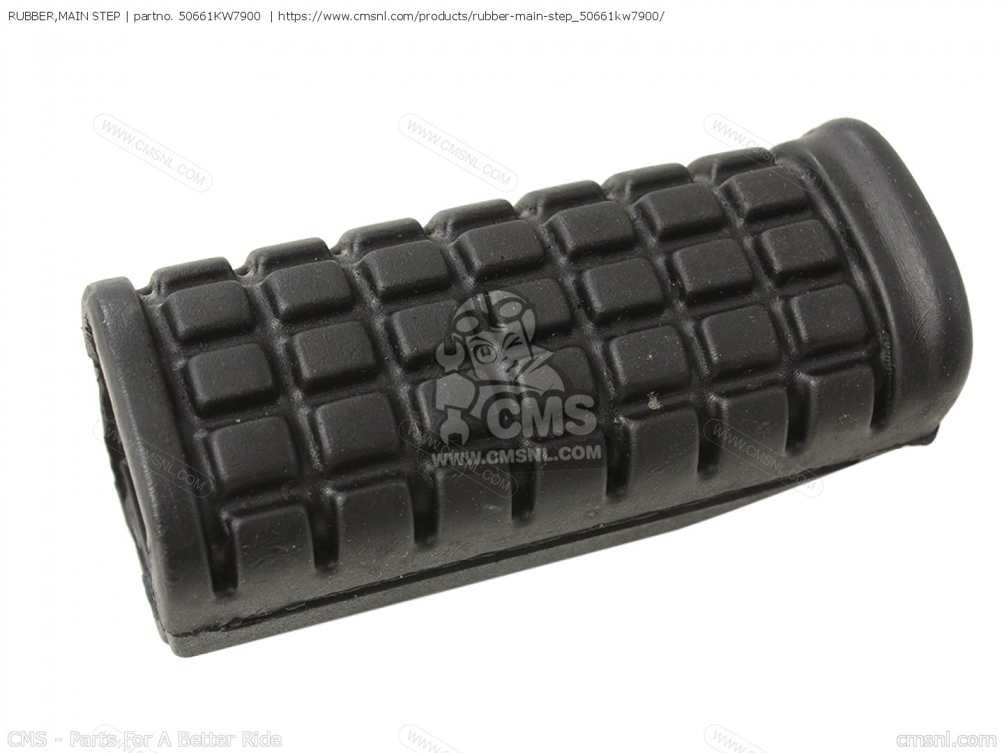 50661KW7900: RUBBER,MAIN STEP Honda - buy the 50661-KW7-900 at CMSNL