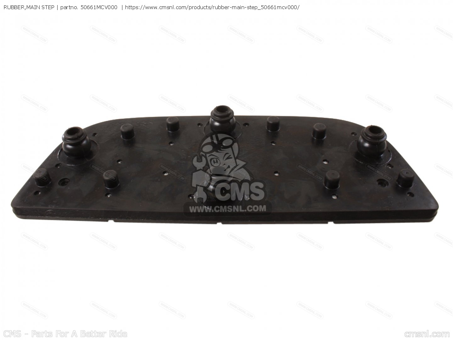 RUBBER,MAIN STEP for VTX1300S 2005 (5) USA - order at CMSNL