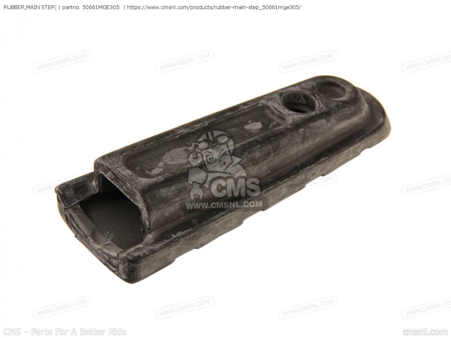 50661MGE305: RUBBER,MAIN STEP( Honda - buy the 50661-MGE-305 at CMSNL
