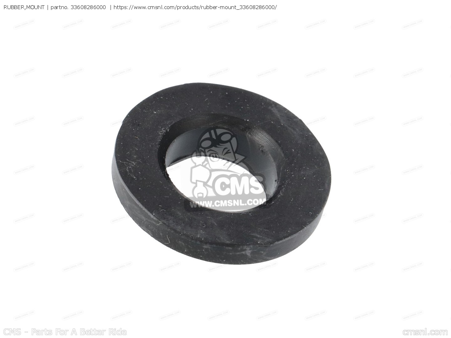 33608286000: RUBBER,MOUNT Honda - buy the 33608-286-000 at CMSNL