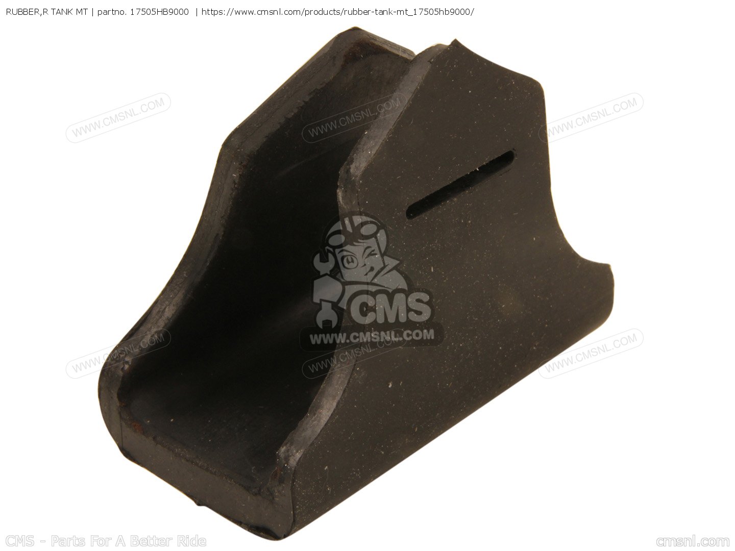 17505HB9000: RUBBER,R TANK MT Honda - buy the 17505-HB9-000 at CMSNL