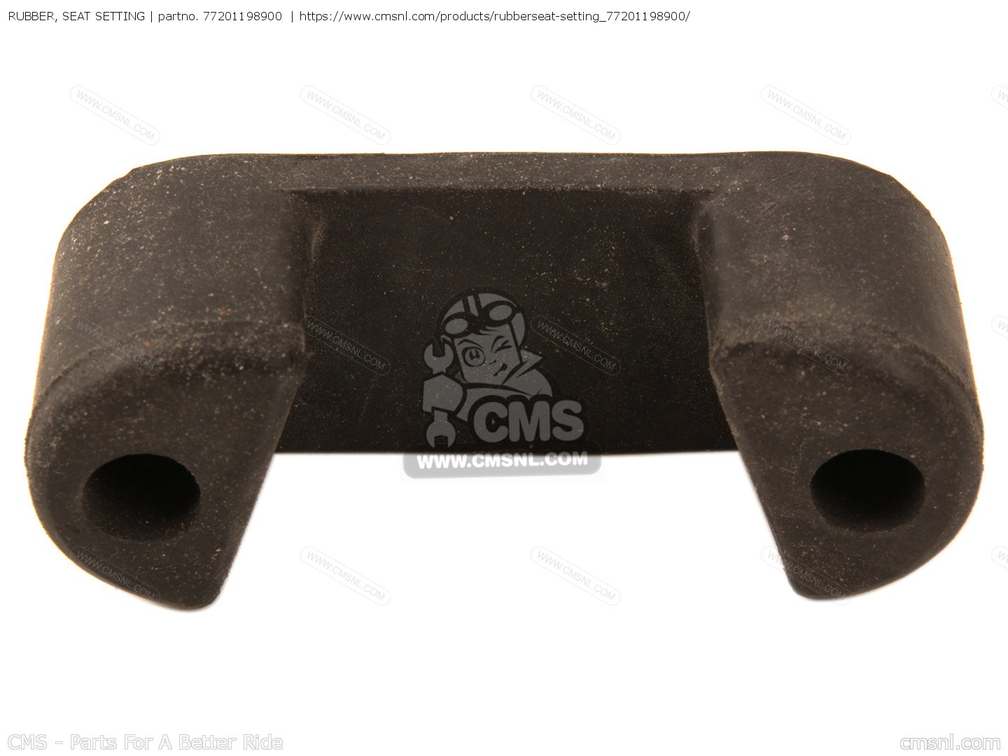 77201198900: Rubber, Seat Setting Honda - buy the 77201-198-900 at CMSNL
