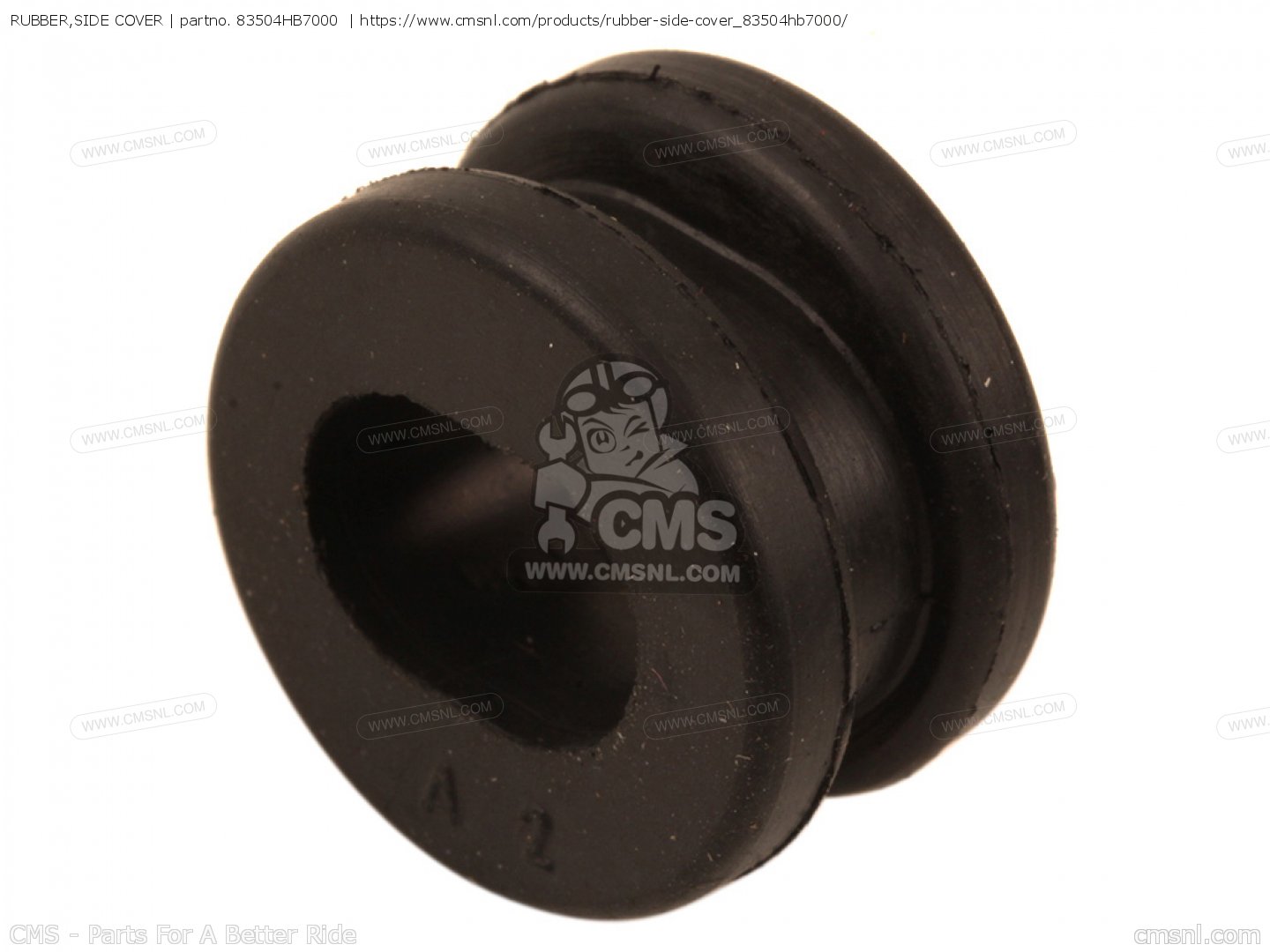 83504HB7000: RUBBER,SIDE COVER Honda - buy the 83504-HB7-000 at CMSNL