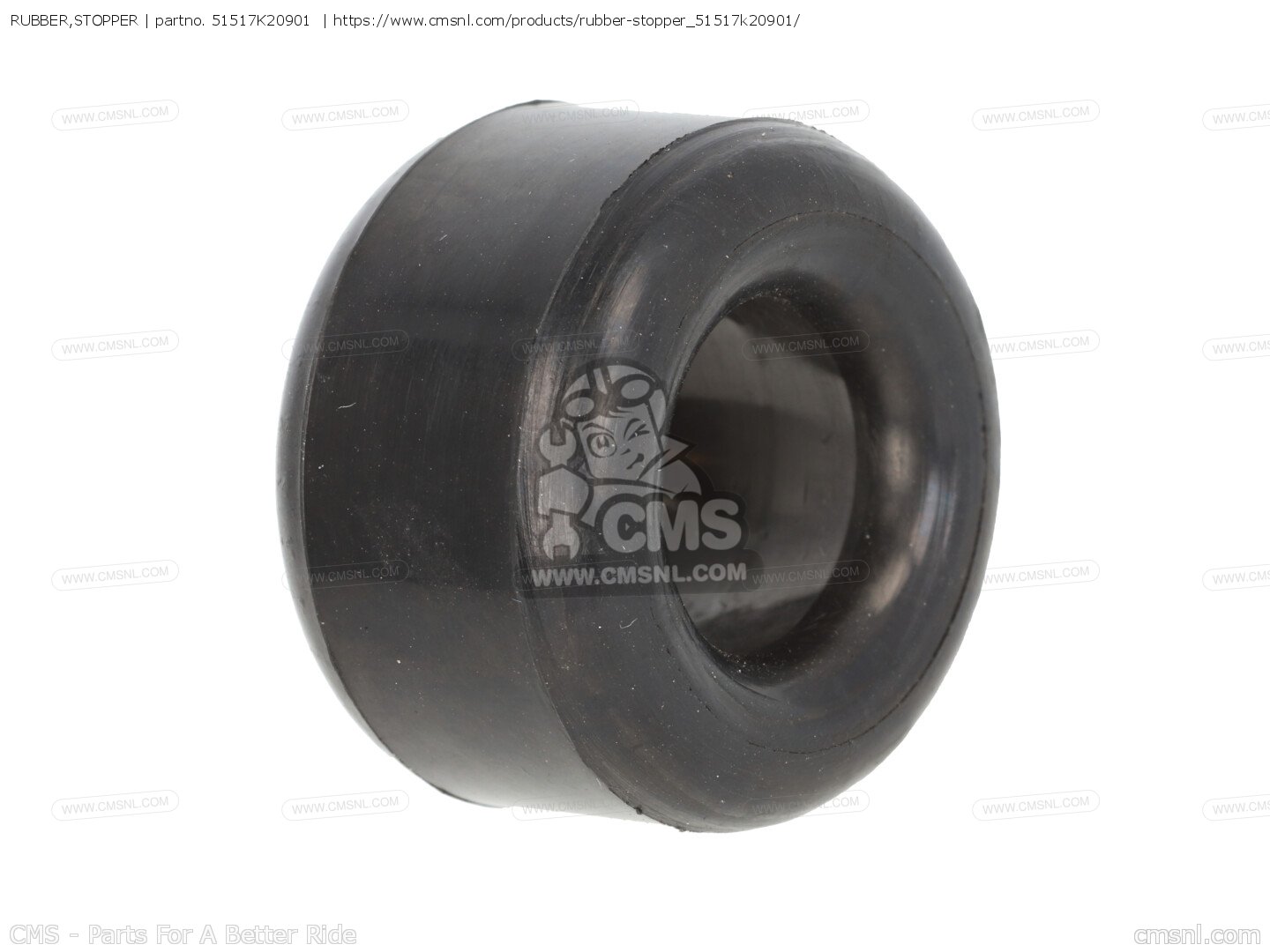 51517K20901: Rubber,stopper Honda - buy the 51517-K20-901 at CMSNL